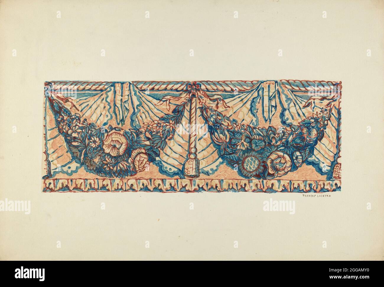 Wall Paper Border, c. 1937 Stock Photo - Alamy