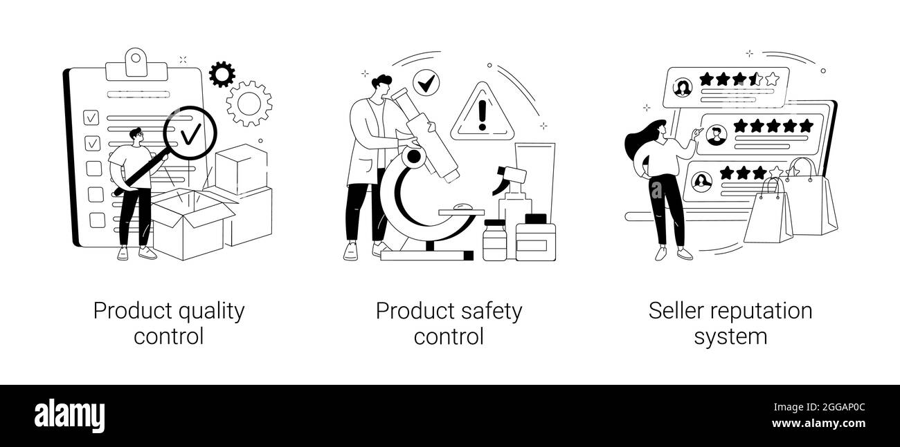 Customer satisfaction abstract concept vector illustrations Stock ...