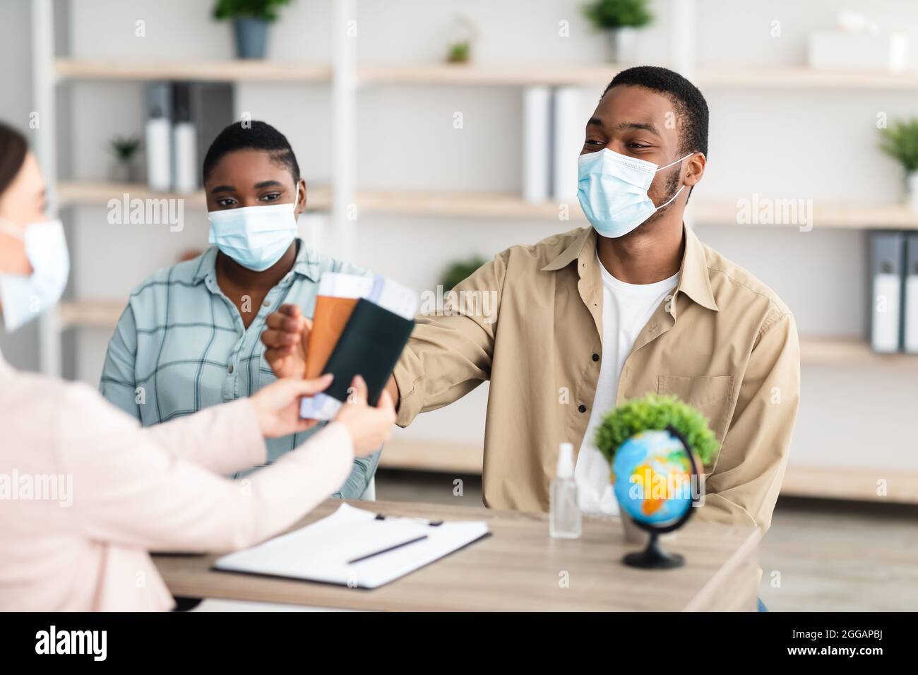 Travel agency interior hi-res stock photography and images - Alamy