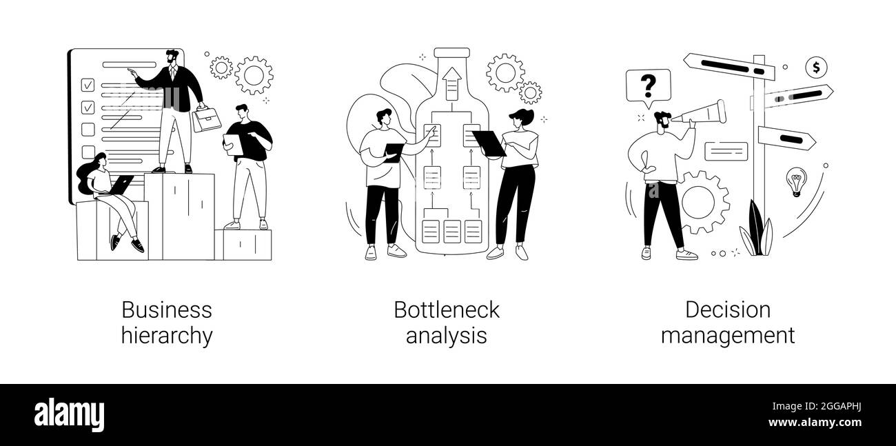 Management system abstract concept vector illustrations Stock Vector ...