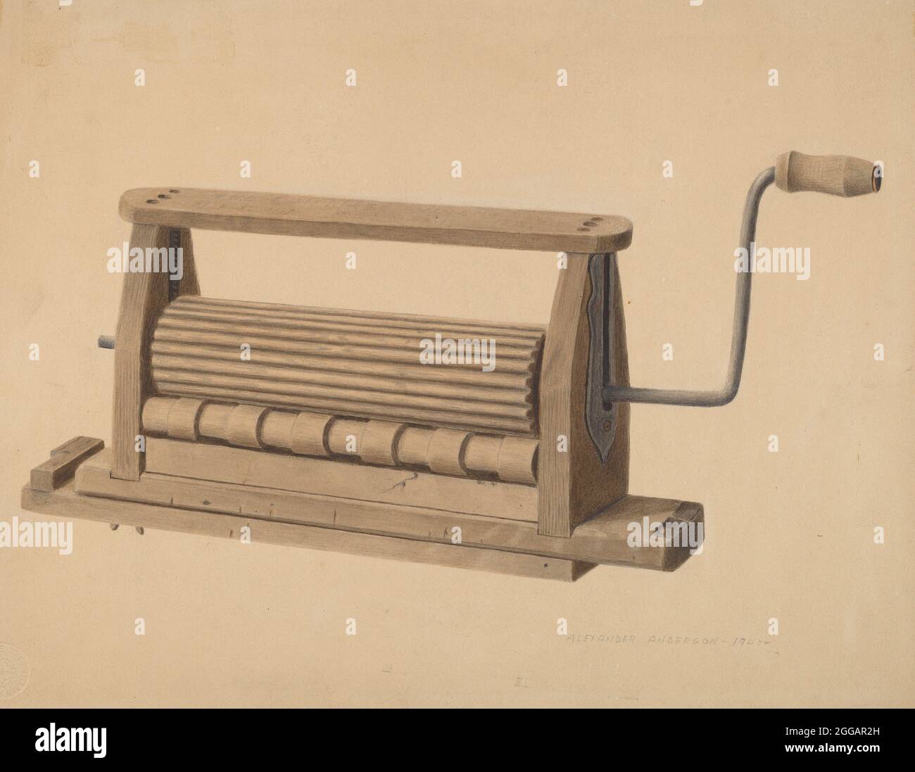 Clothes Washer, 1940 Stock Photo - Alamy