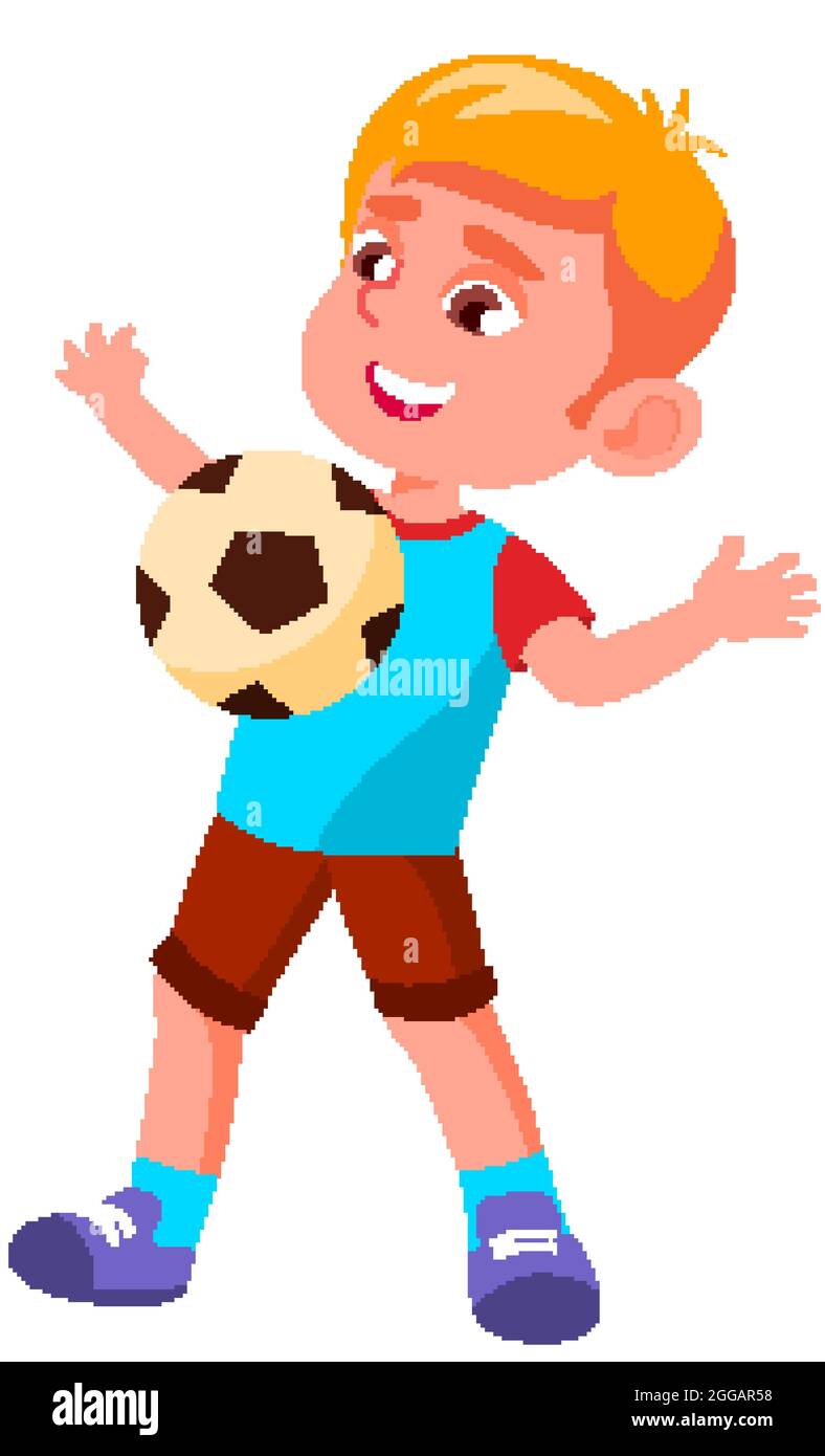 Kid chest soccer ball hi-res stock photography and images - Alamy