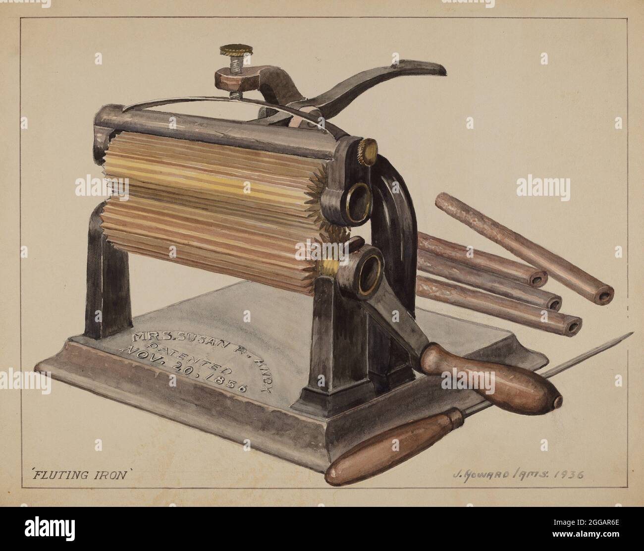 Fluting iron hi-res stock photography and images - Alamy