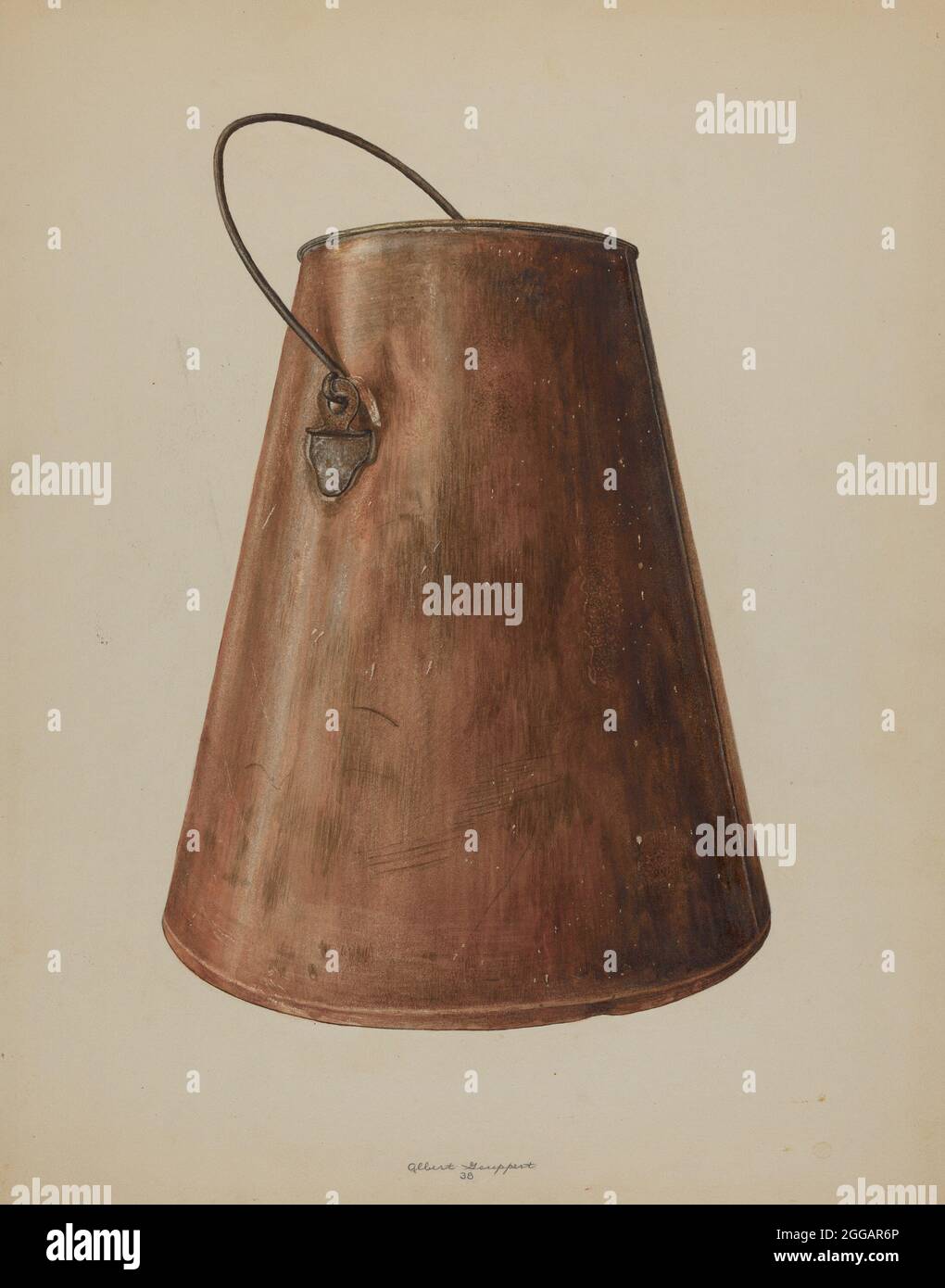 Milk Pail, 1938 Stock Photo - Alamy