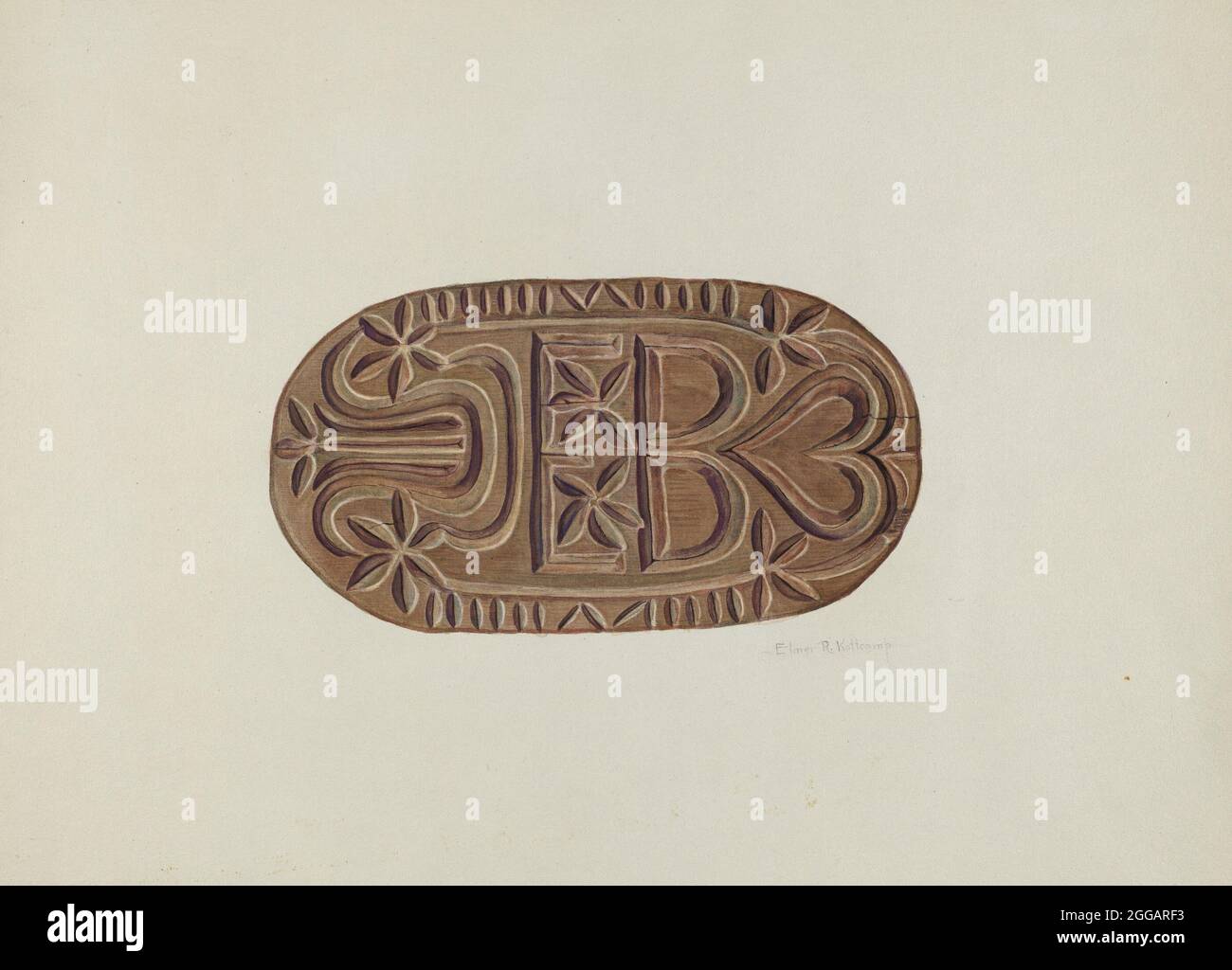Grain Sack Stamp, c. 1940 Stock Photo - Alamy