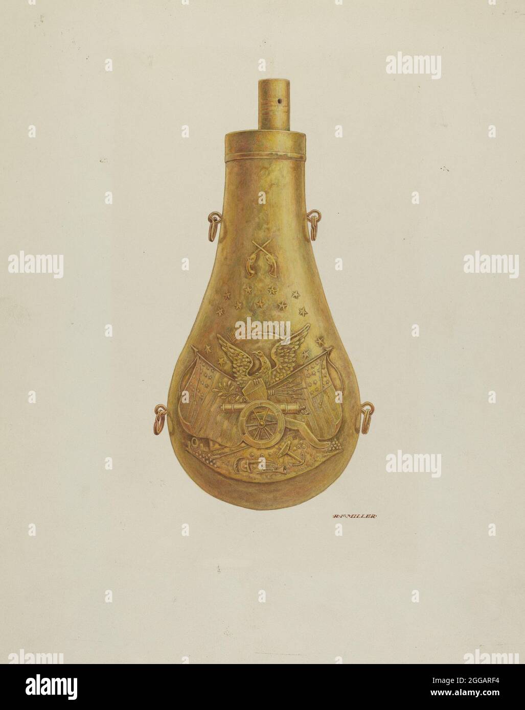 Powder Flask, c. 1940 Stock Photo - Alamy