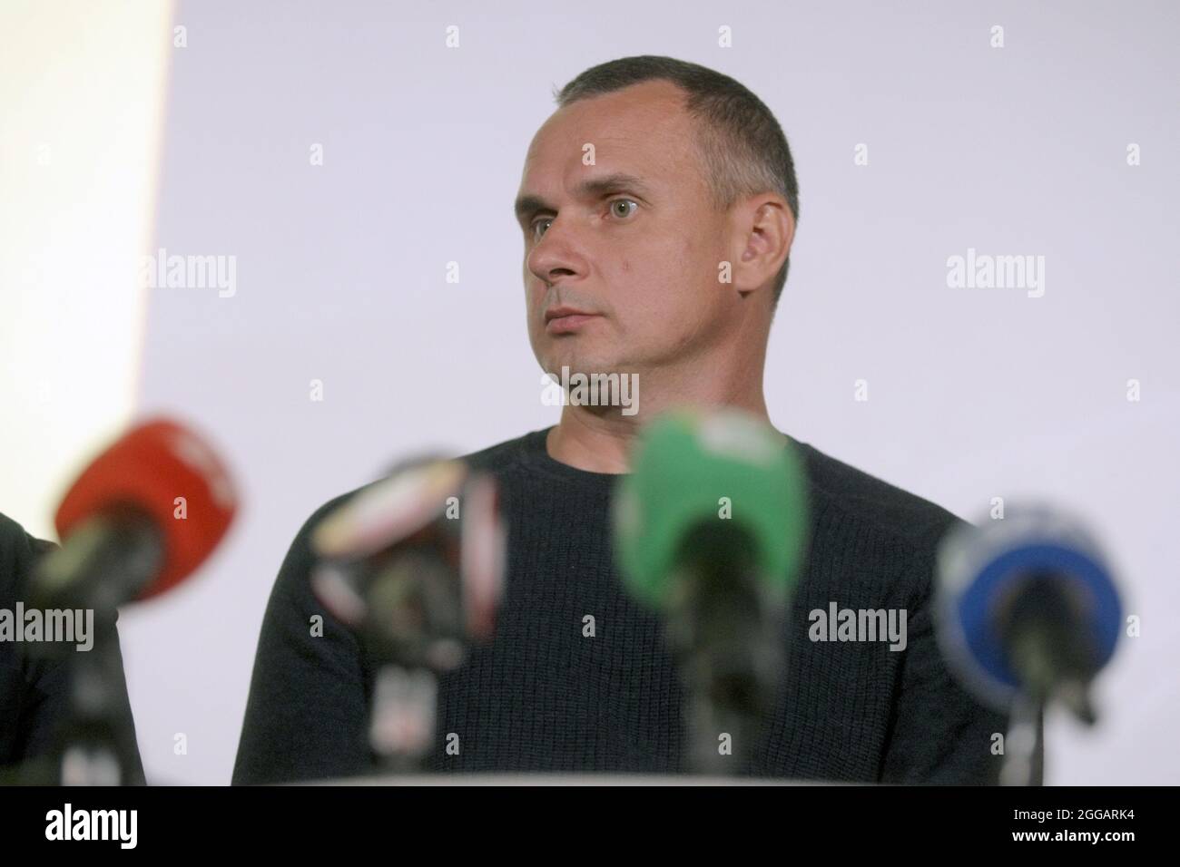 KYIV, UKRAINE - AUGUST 30, 2021 - Nosorih (Rhino) director Oleh Sentsov ...