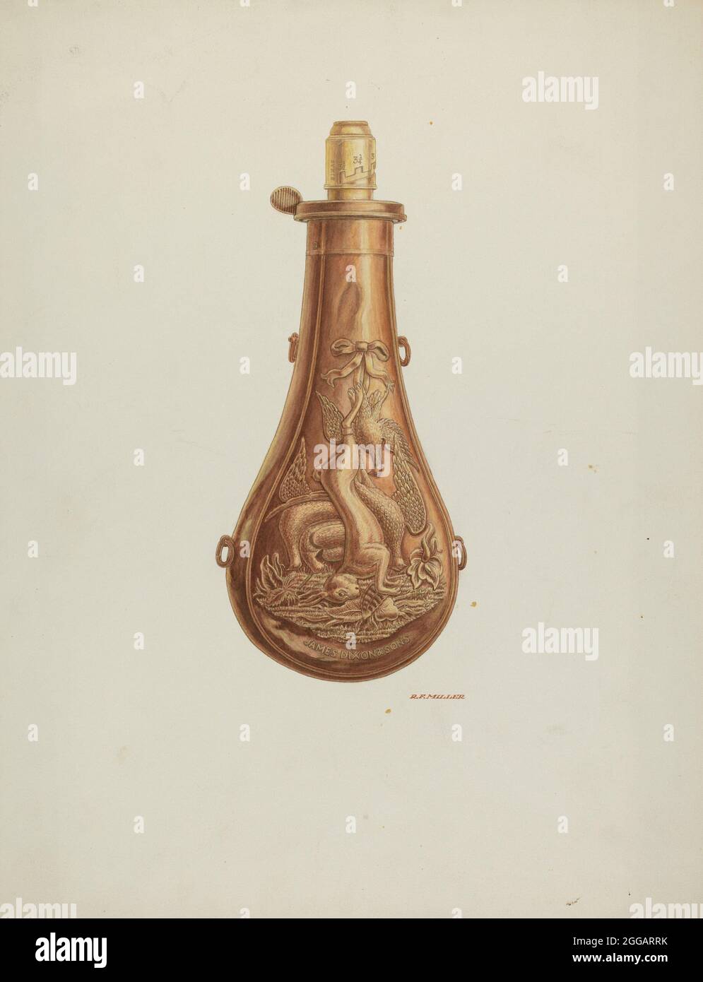 Hunting powder flask hi-res stock photography and images - Alamy