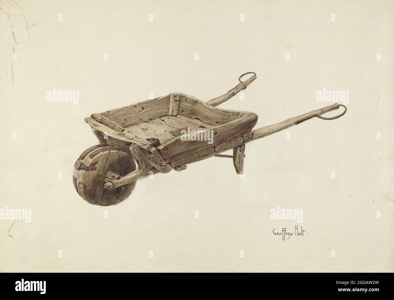 Old fashioned wheel barrow hi-res stock photography and images - Alamy