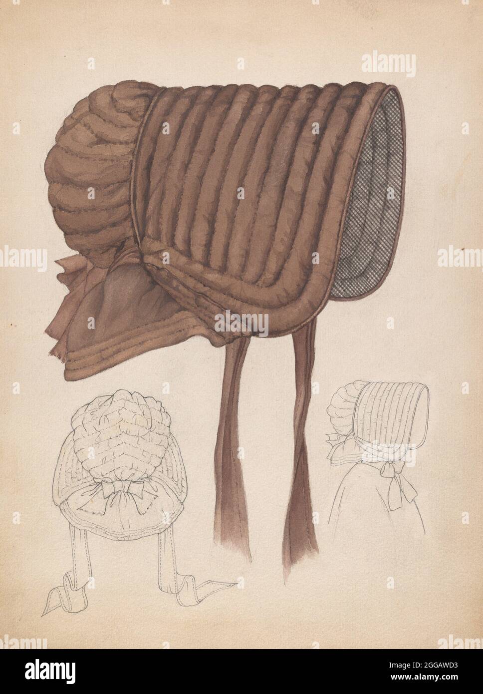 Quaker Bonnet, c. 1937 Stock Photo - Alamy