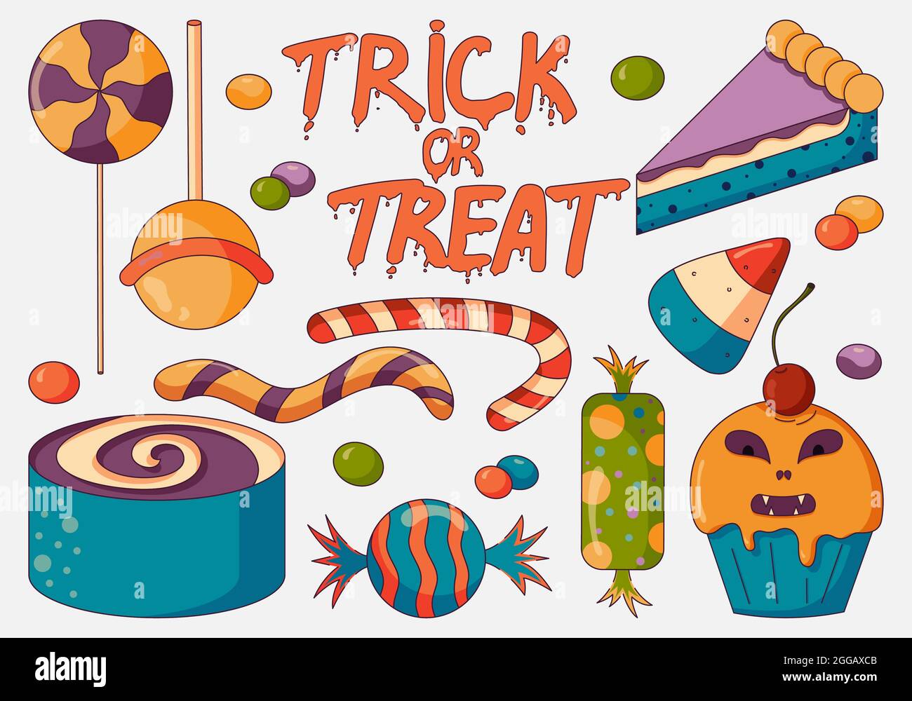 Trick Or Treat Candy Clipart