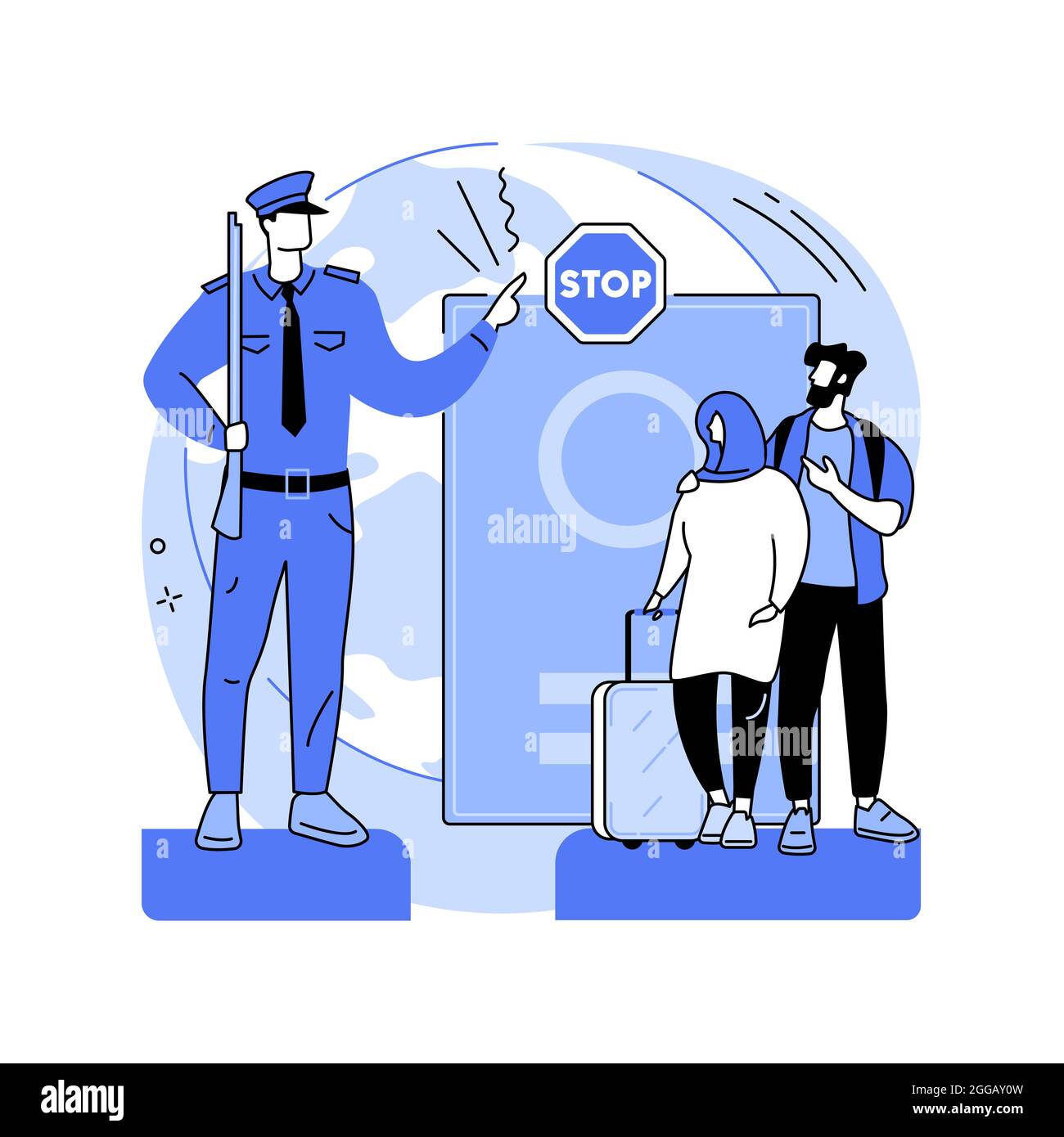 Migration policy abstract concept vector illustration Stock Vector ... Migration policy abstract concept vector illustration Stock Vector ...