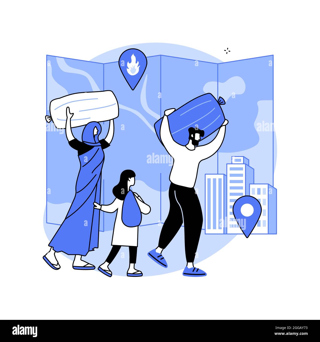 Internal migration Stock Vector Images - Alamy