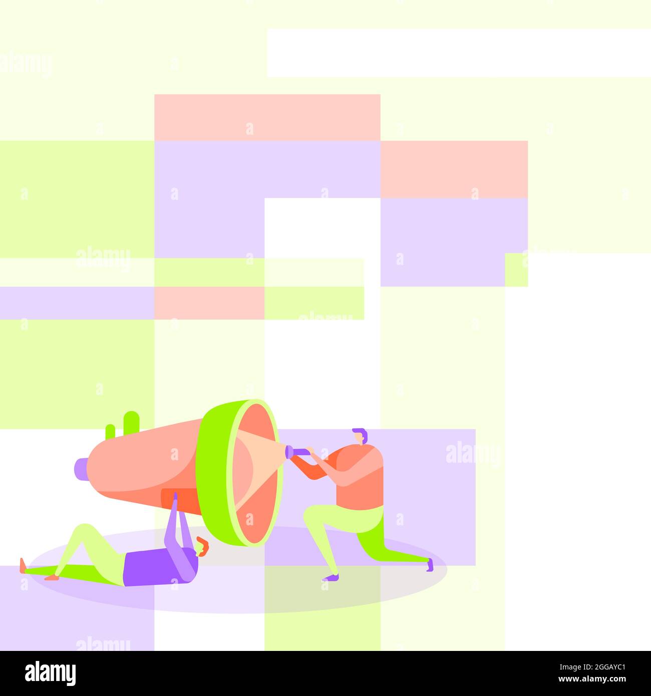 Child helping another child Stock Vector Images - Alamy