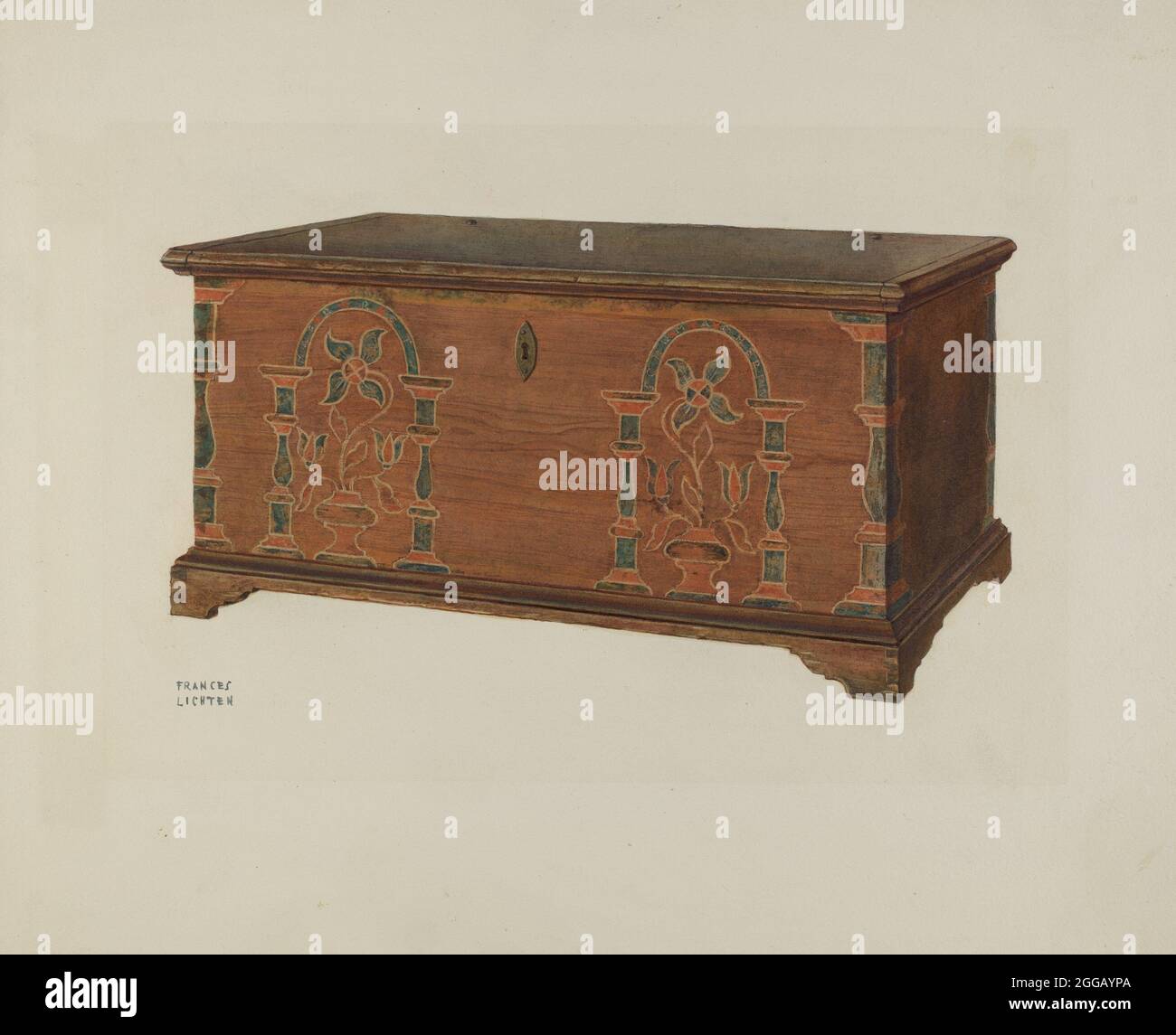 Pennsylvania german chest hi-res stock photography and images - Alamy