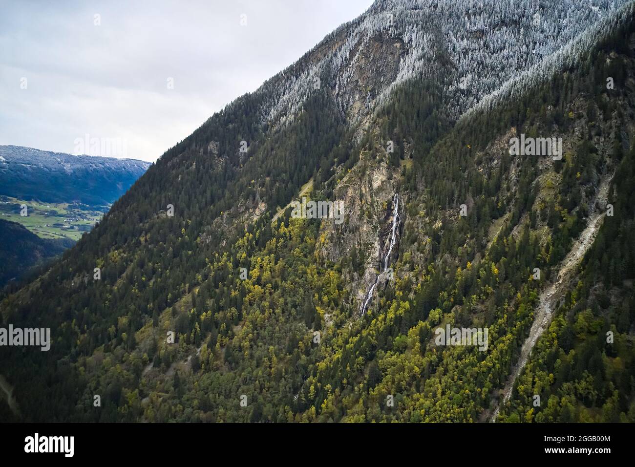 nature landscape of beautiful large mountain view with clouds Stock ...