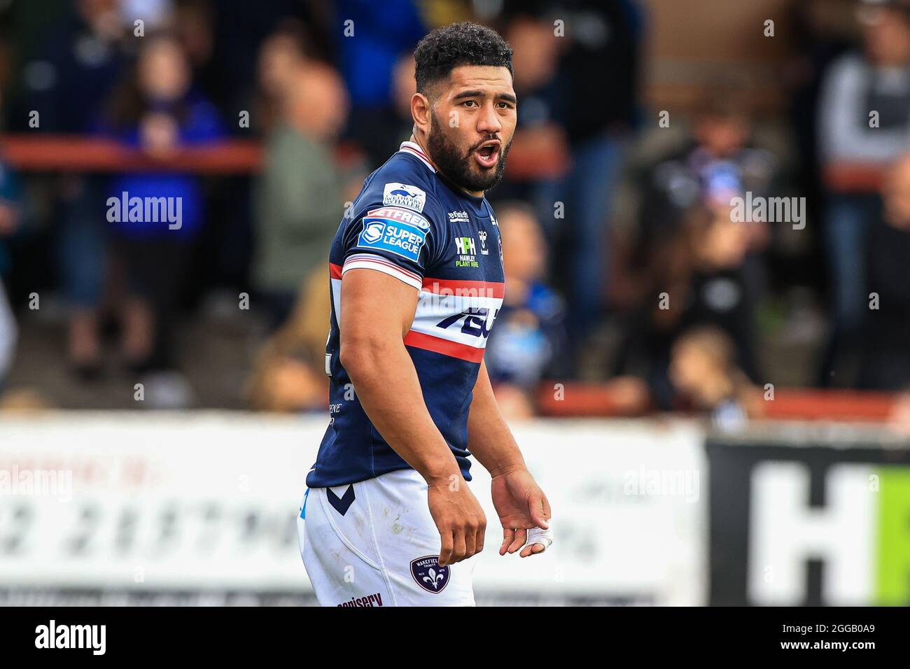 Kelepi Tanginoa (12) of Wakefield Trinity Stock Photo - Alamy