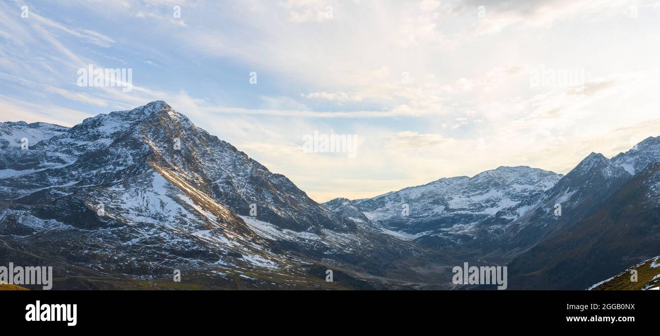 nature landscape of beautiful large mountains Stock Photo - Alamy