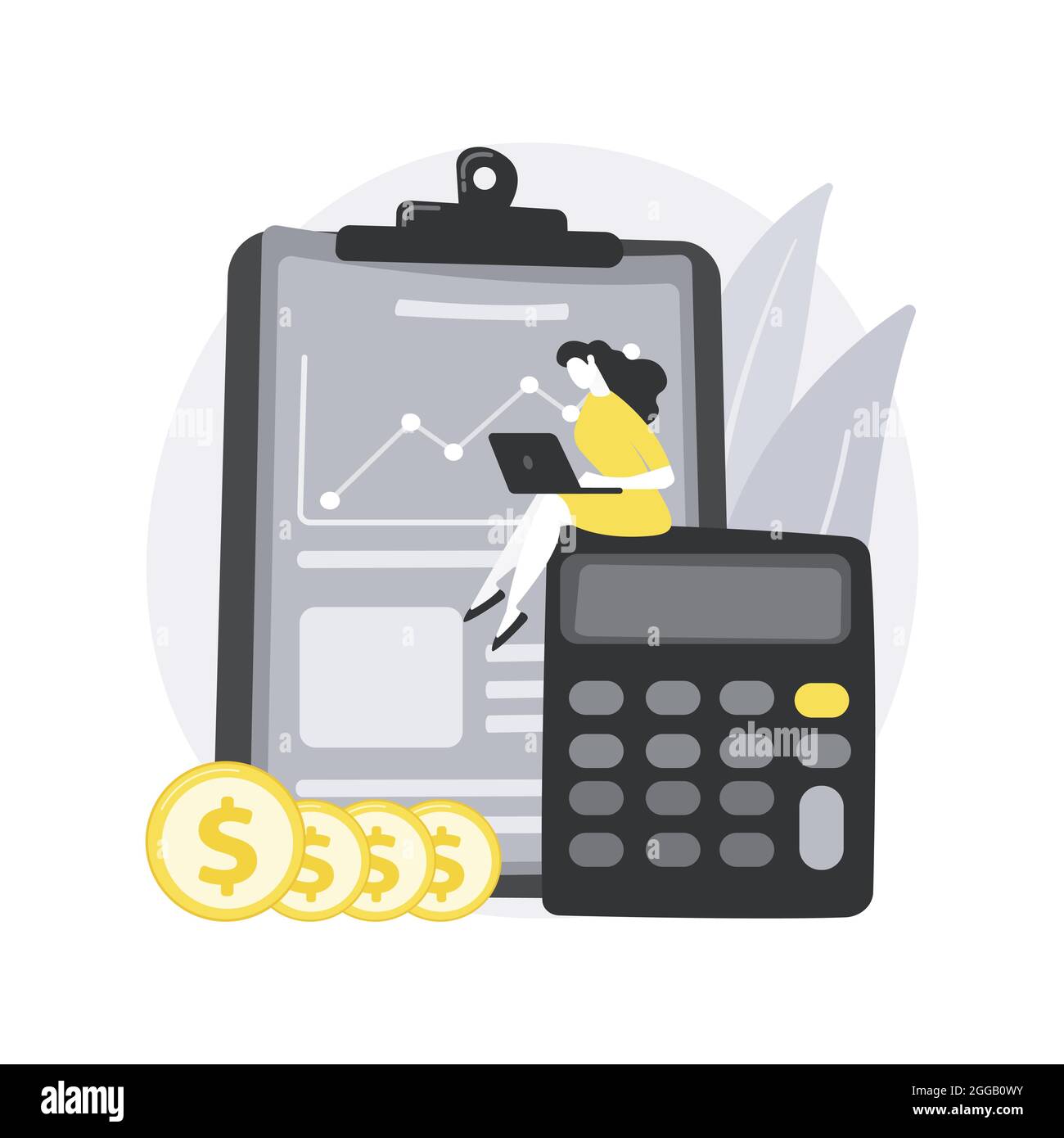 Accounting abstract concept vector illustration Stock Vector Image ... Accounting abstract concept vector illustration Stock Vector Image ...