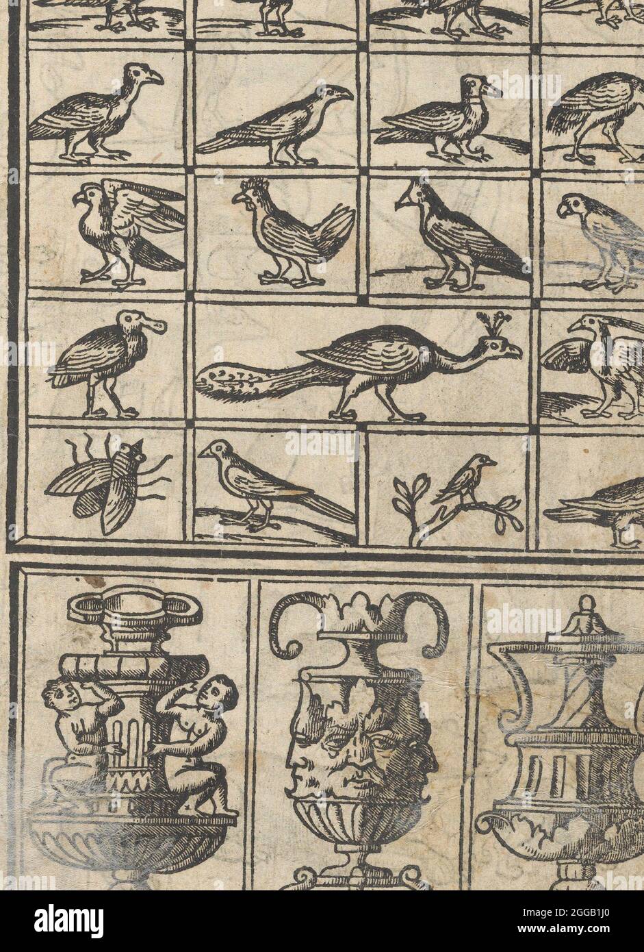 Essempio di recammi, page 12 (recto), 1530. 'Examples of Needlework' by ...