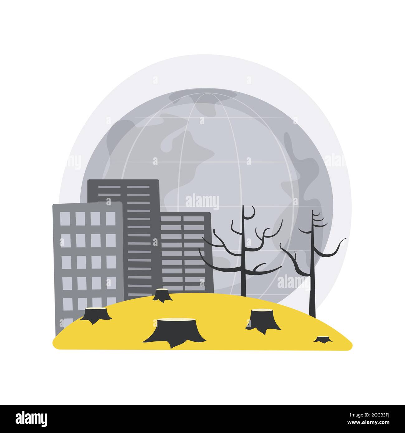 Deforestation abstract concept vector illustration Stock Vector Image ... Deforestation abstract concept vector illustration Stock Vector Image ...