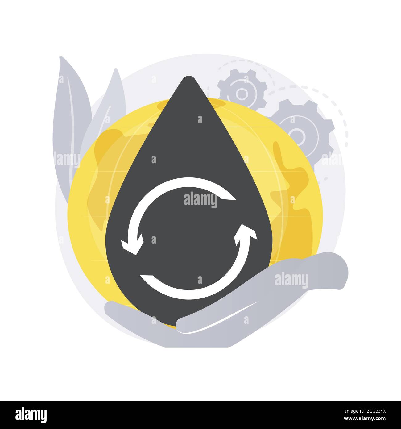 Water consumption abstract concept vector illustration Stock Vector ...