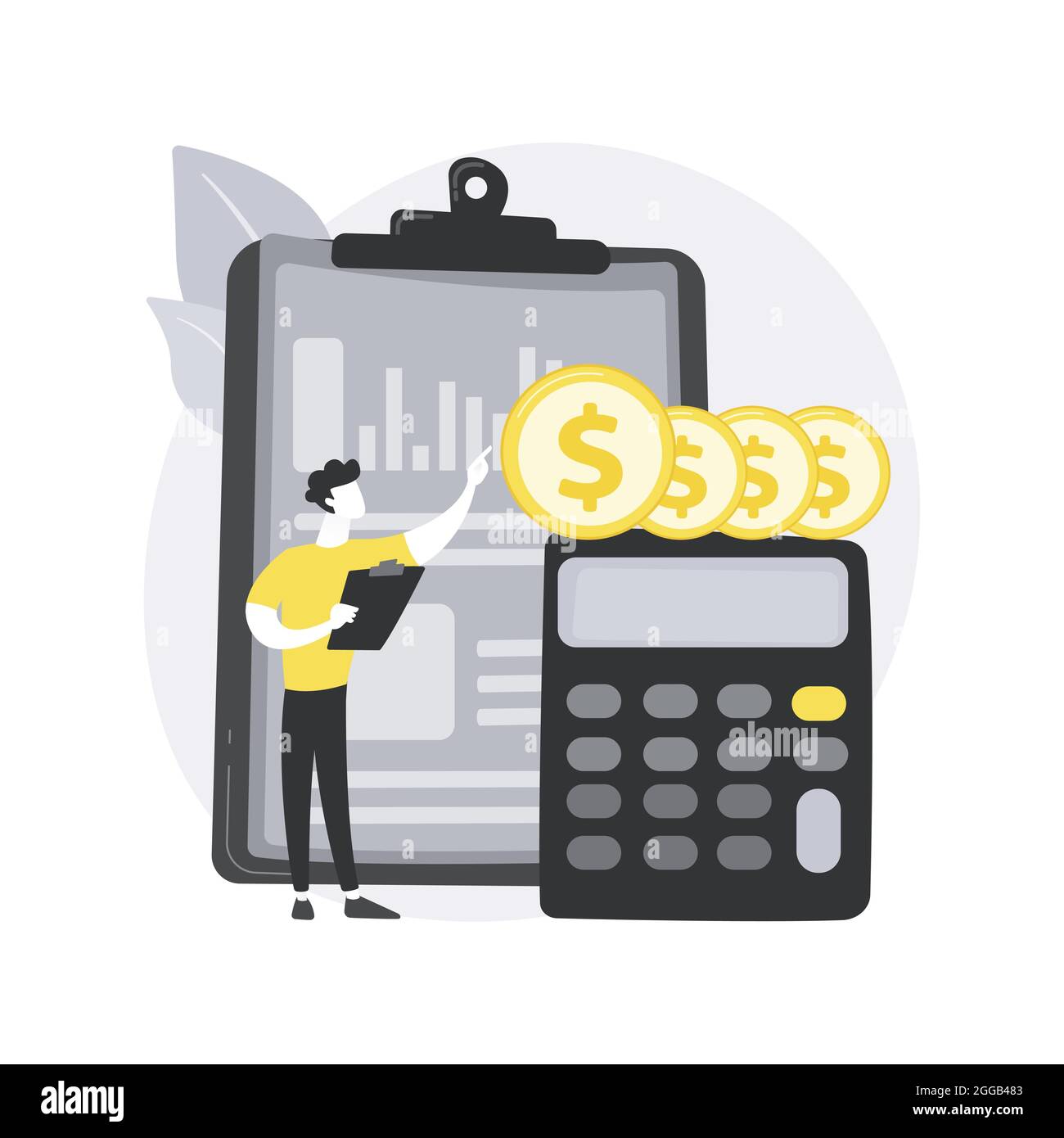 Income statement abstract concept vector illustration Stock Vector ...
