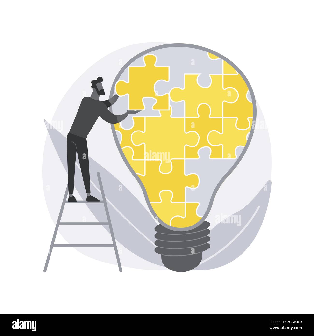 Creative idea abstract concept vector illustration Stock Vector Image ...