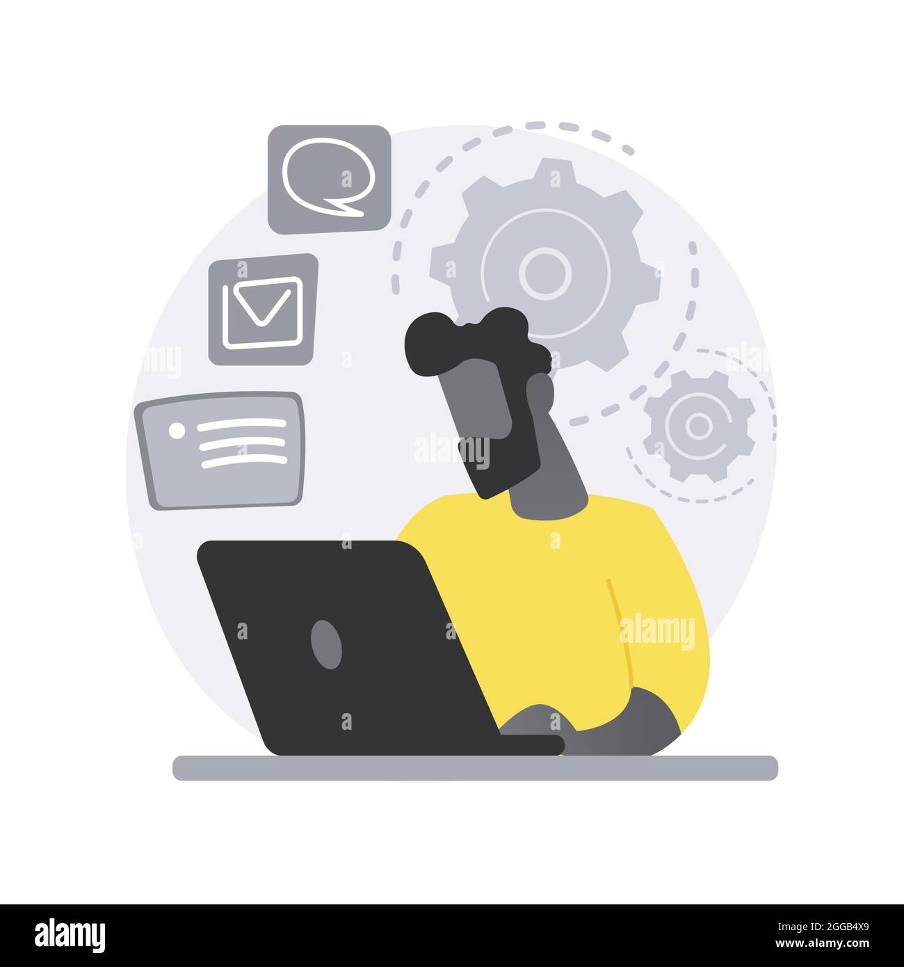 Workflow Abstract Concept Vector Illustration Stock Vector Image And Art