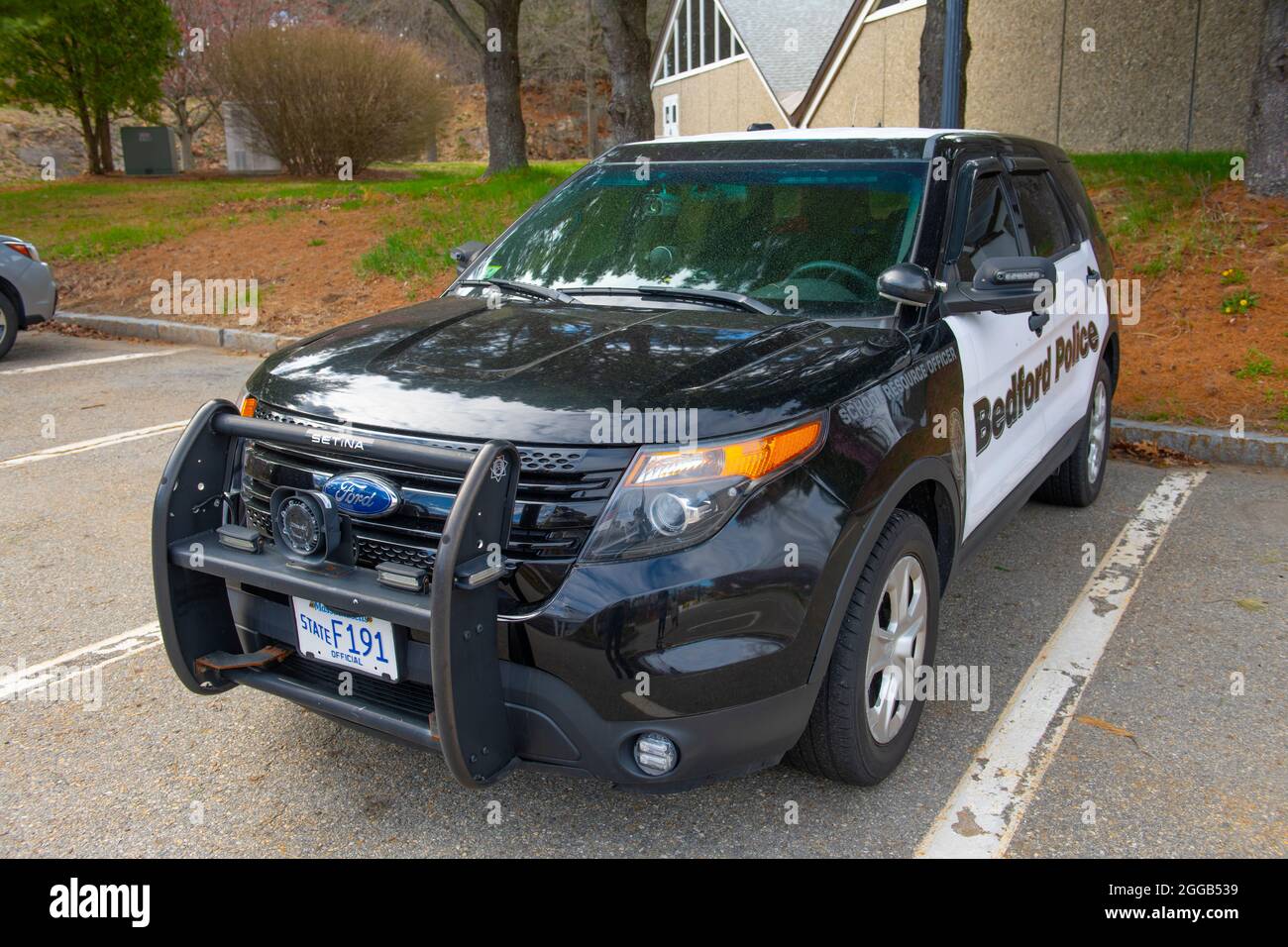 Ford Police Interceptor Utility SUV car in Middlesex Community College ...