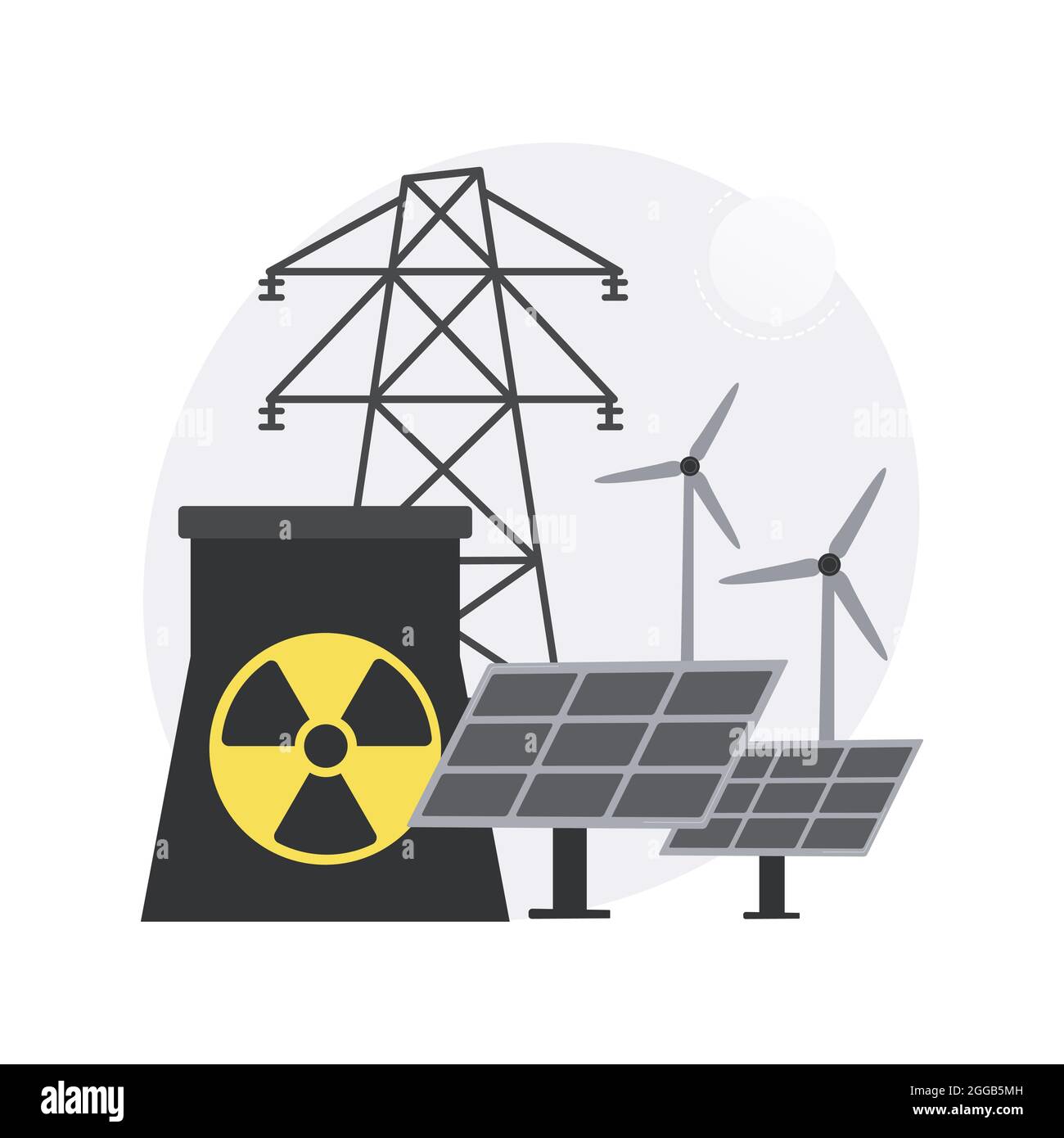 Alternative energy abstract concept vector illustration Stock Vector ...