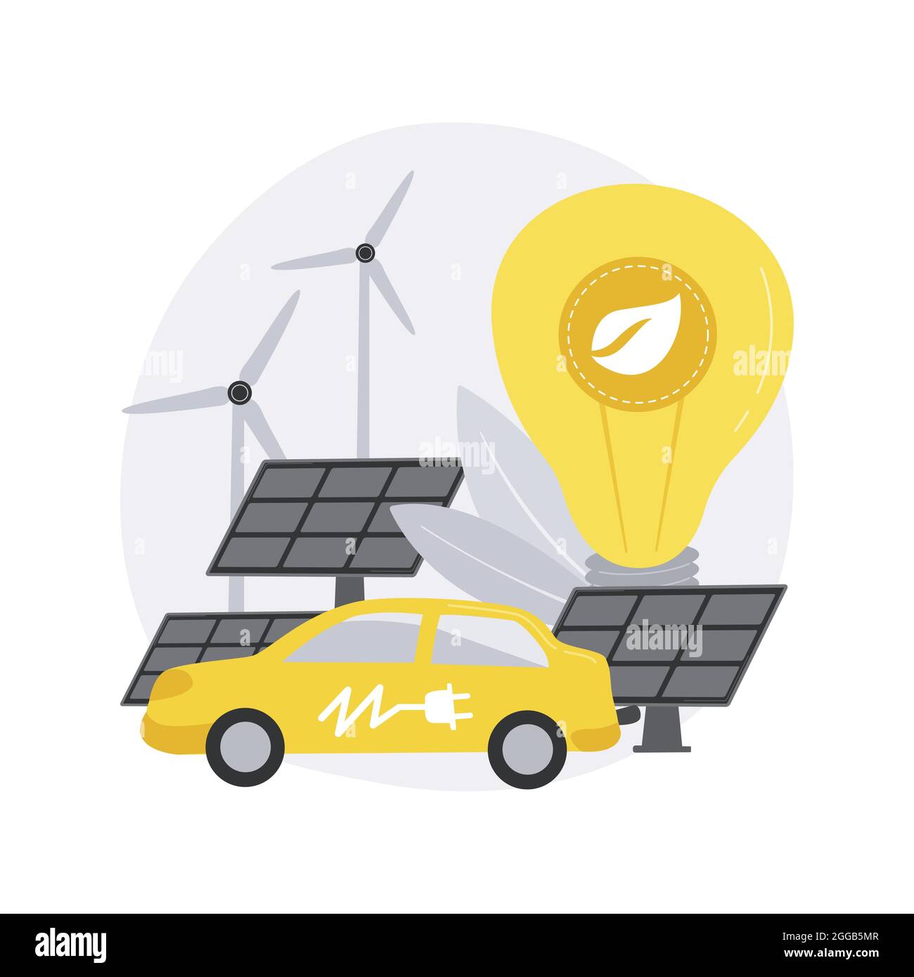 Alternative fuel abstract concept vector illustration Stock Vector ...