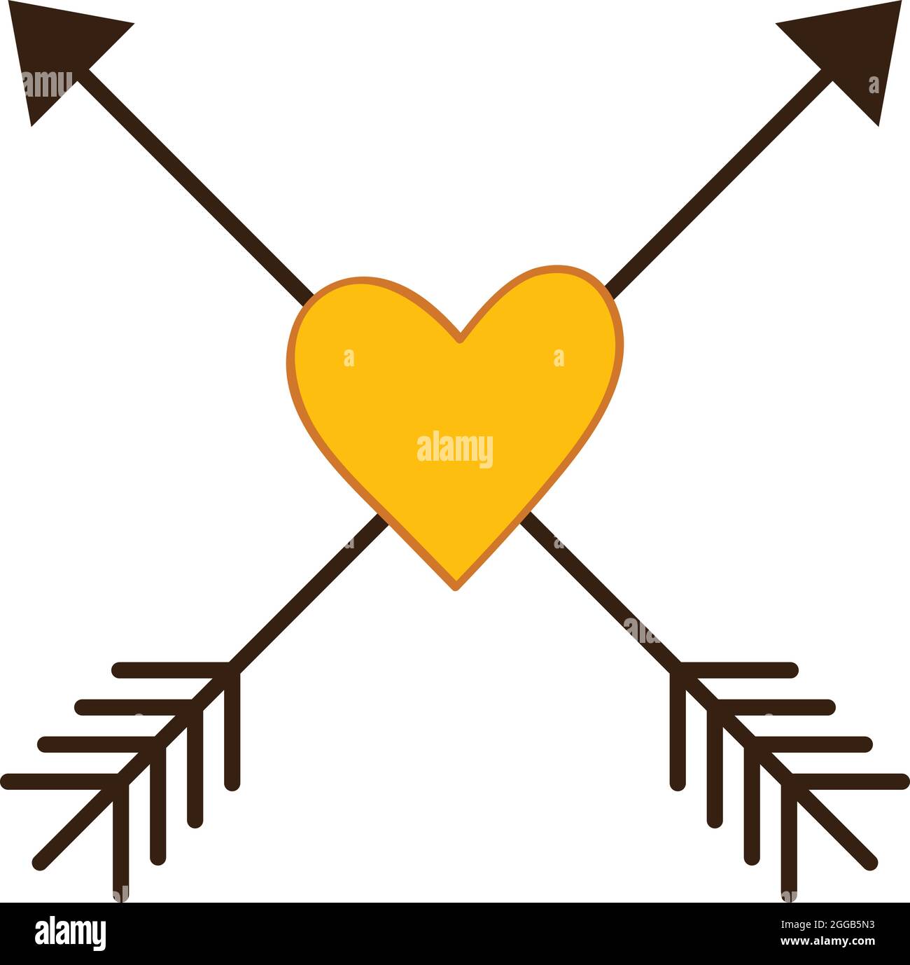 Pierced by arrows hi-res stock photography and images - Alamy