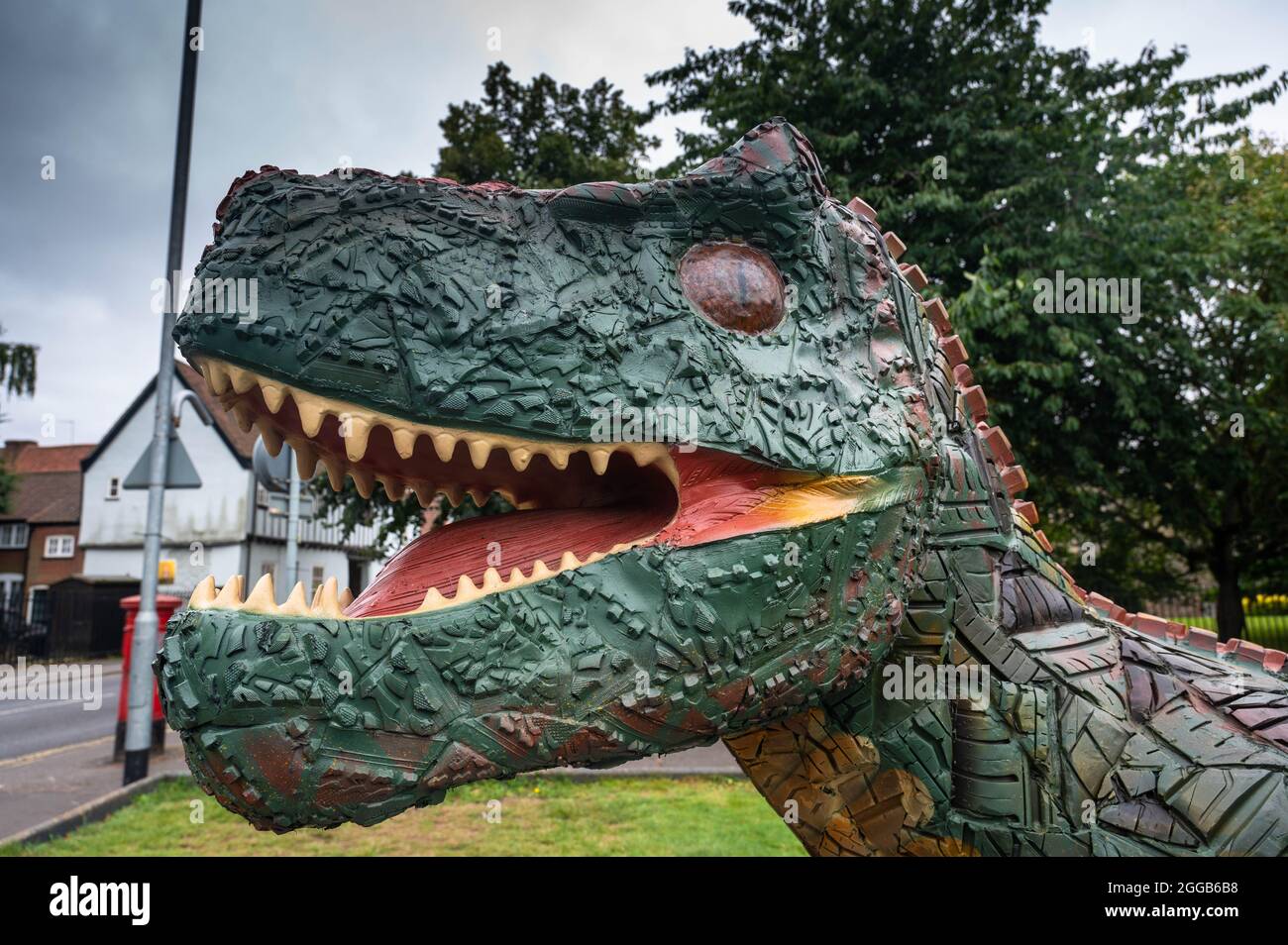 Gogo dinosaur number 15 The Junkasaurus Rex Artist Junkyard Market crew ...