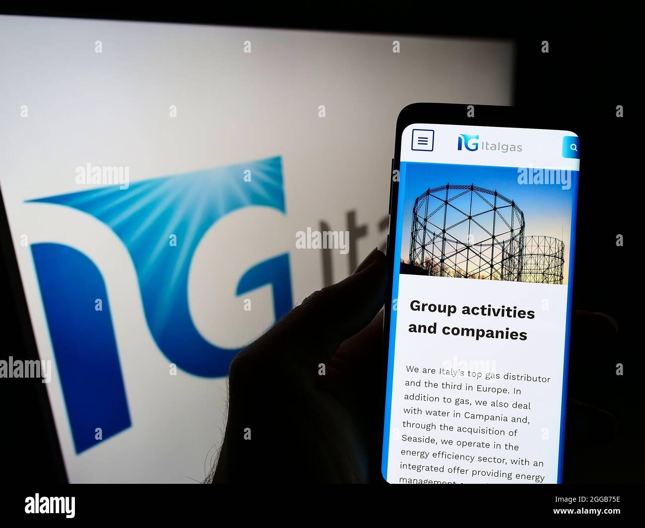 Italgas spa hi-res stock photography and images - Alamy