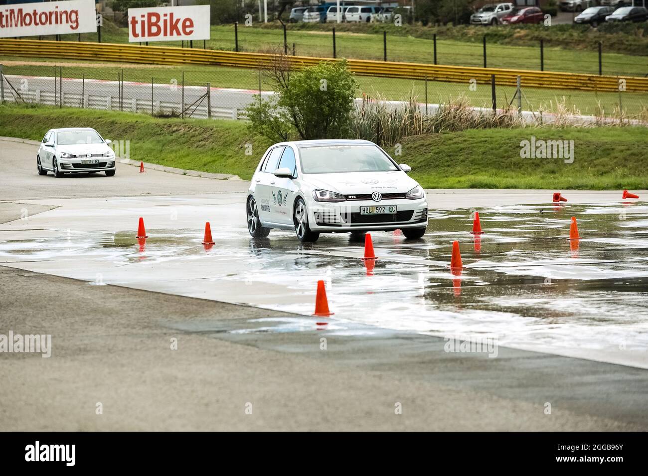 JOHANNESBURG, SOUTH AFRICA - Aug 11, 2021: VW advanced driving ...