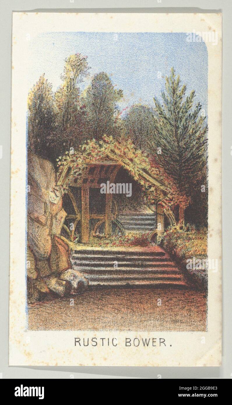 Rustic Bower, from the series, Views in Central Park, New York, Part 3 ...