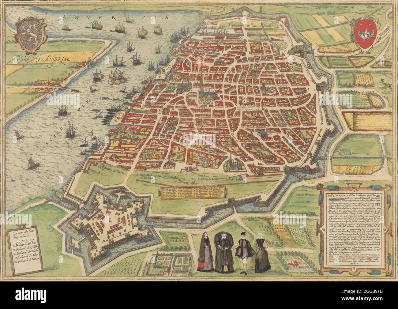 Georg braun map hi-res stock photography and images - Alamy