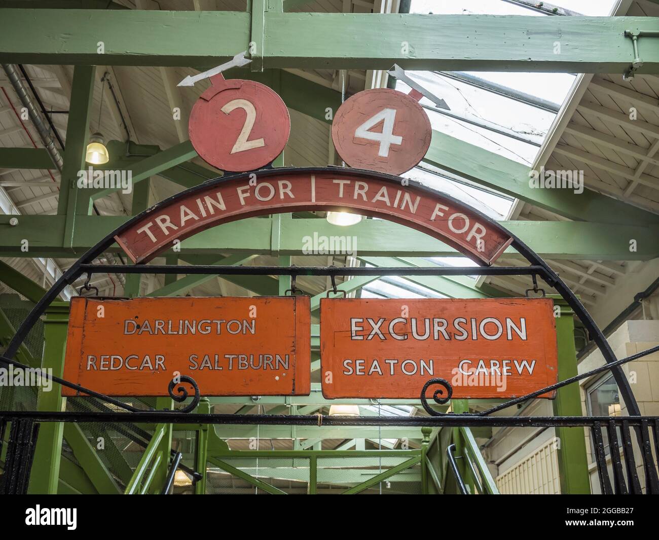 This platform scenic at the Darlington Head of Steam Museum that was ...