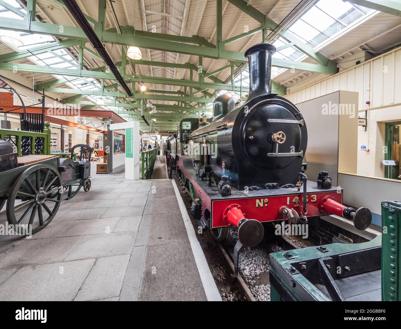 This platform scenic at the Darlington Head of Steam Museum that was ...