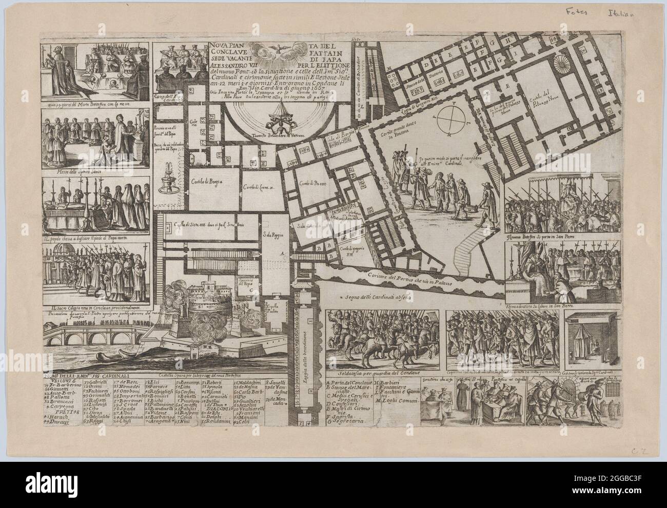 Vatican city political map city hi-res stock photography and images - Alamy