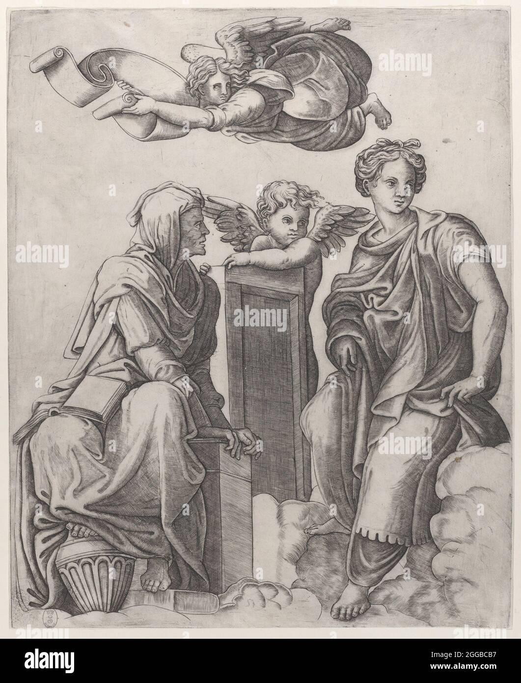 Winged female figures hi-res stock photography and images - Alamy