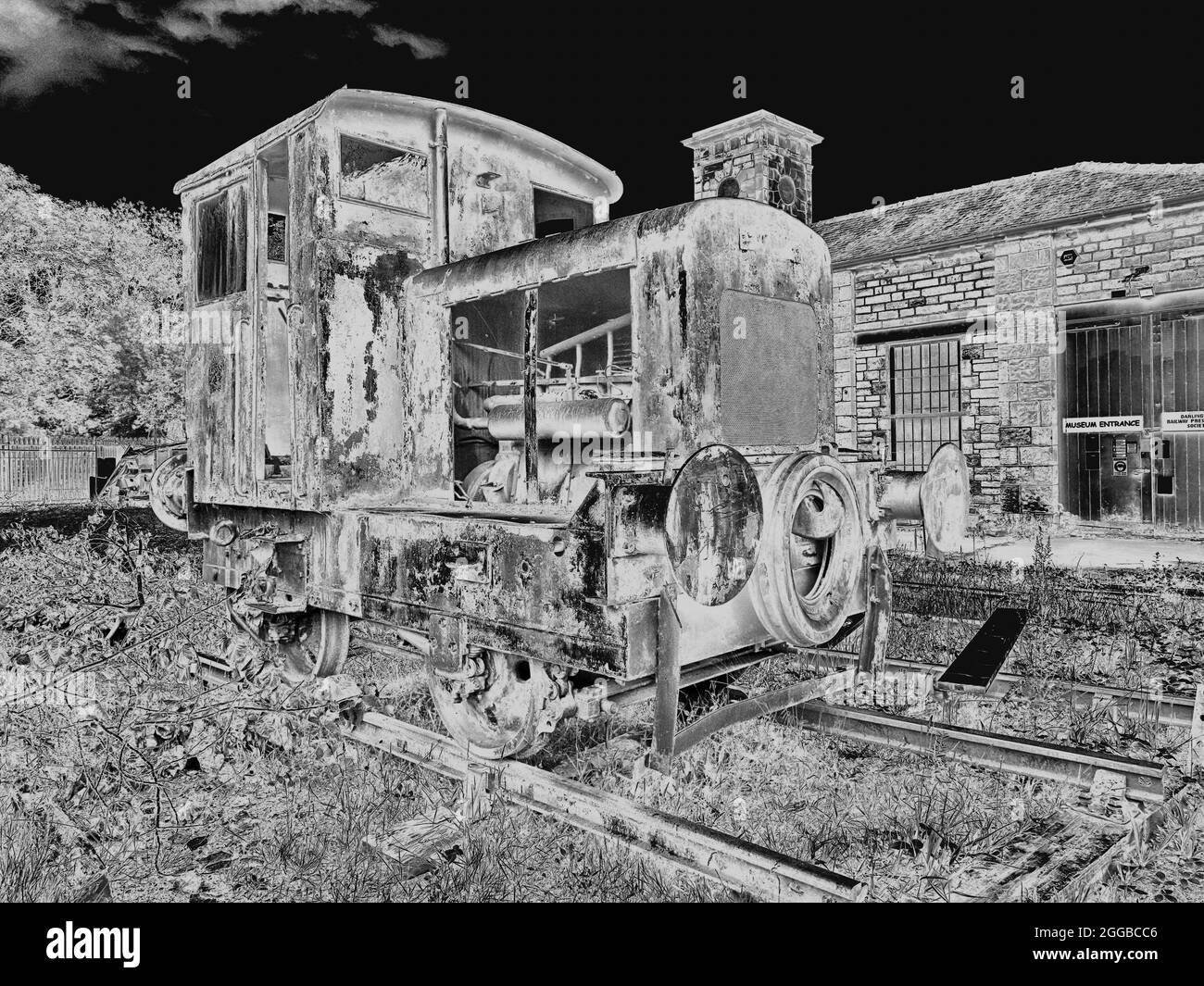 George stephenson locomotion no 1 steam engine Black and White Stock ...