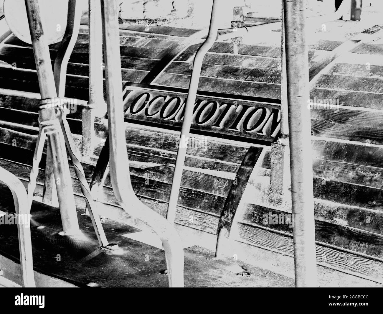 This is of the steam train Locomotion No1 built by George Stephenson in ...