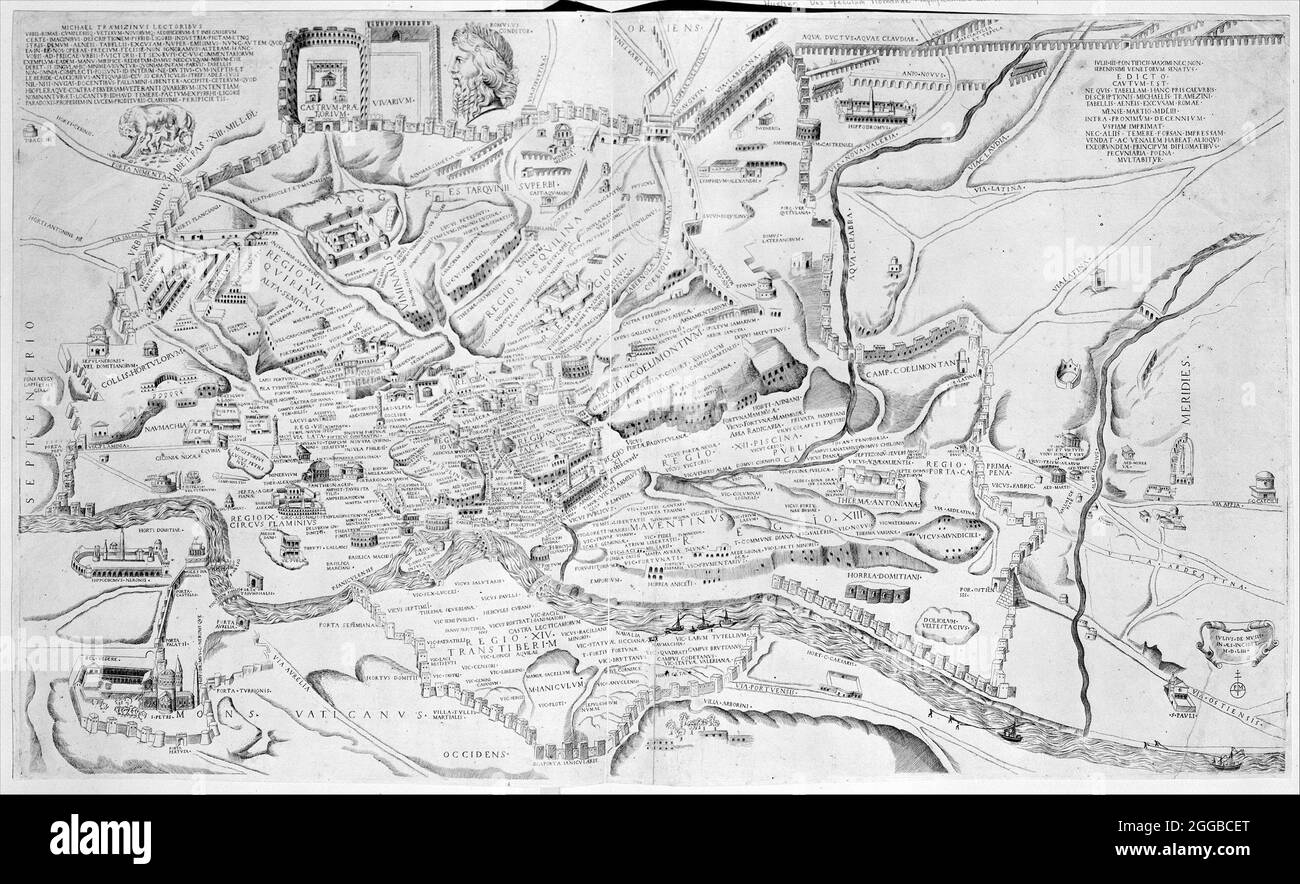 Pantheon rome birds eye hi-res stock photography and images - Alamy