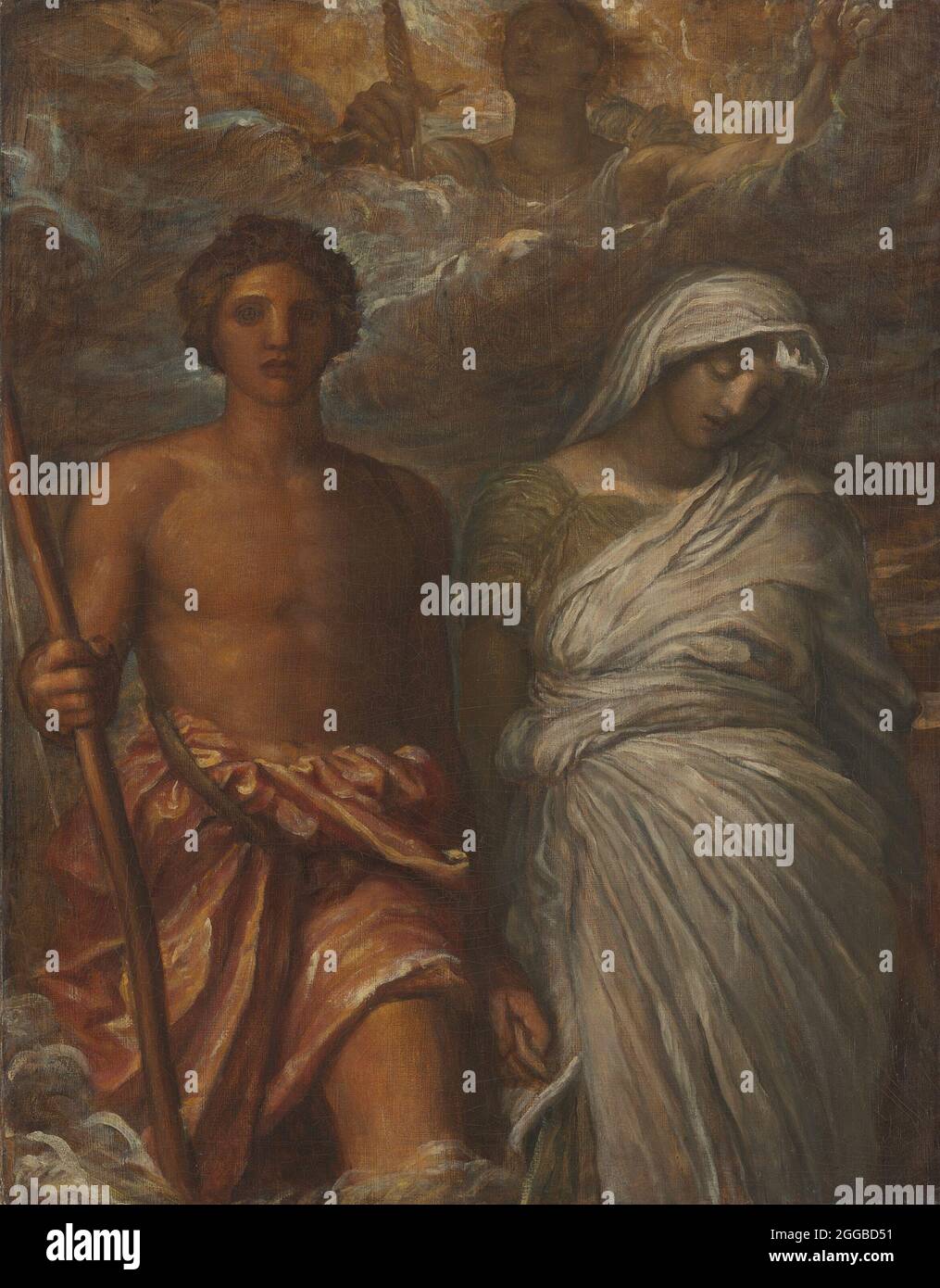 Time, Death and Judgment, 1866 Stock Photo - Alamy