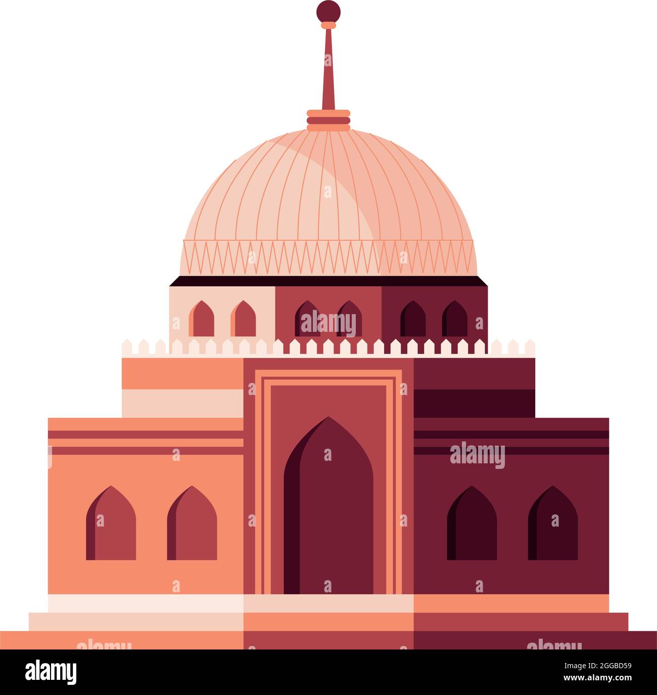muslim temple mosque isolated icon Stock Vector Image & Art - Alamy