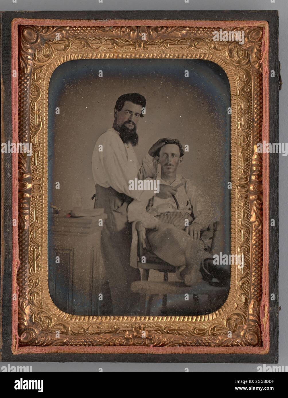 American barber shop 19th century hi-res stock photography and images ...