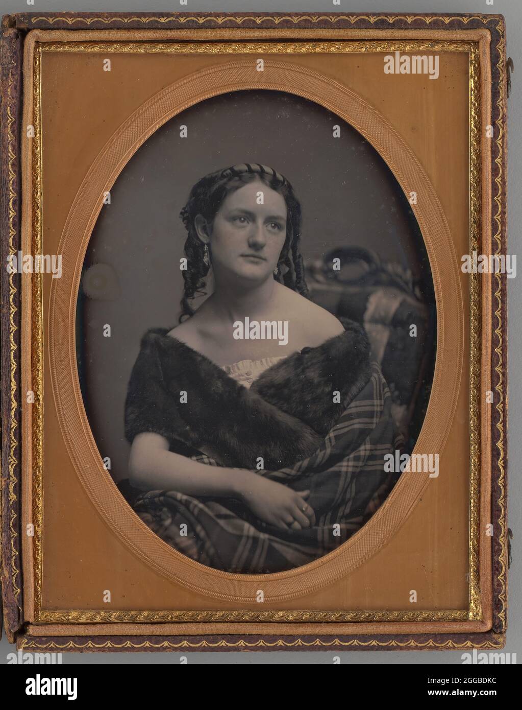 Untitled (Portrait of a Woman), 1857. A work made of daguerreotype ...