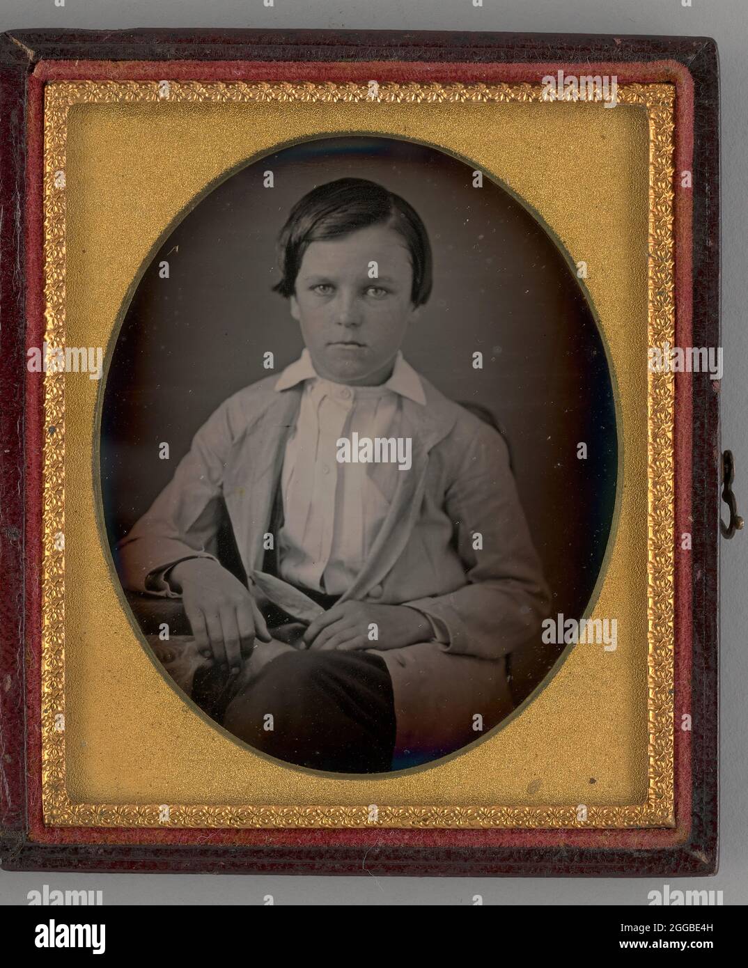 Untitled (Portrait of a Boy), 1850. A work made of daguerreotype Stock ...